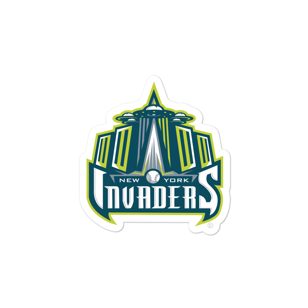 New York Invaders bubble-free sticker – Global League Shop